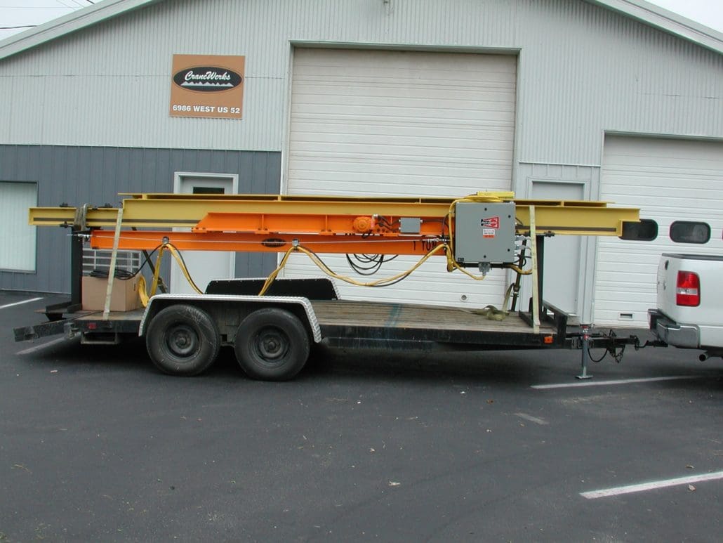 CW_Telescoping Bridge Crane Motorized | CraneWerks