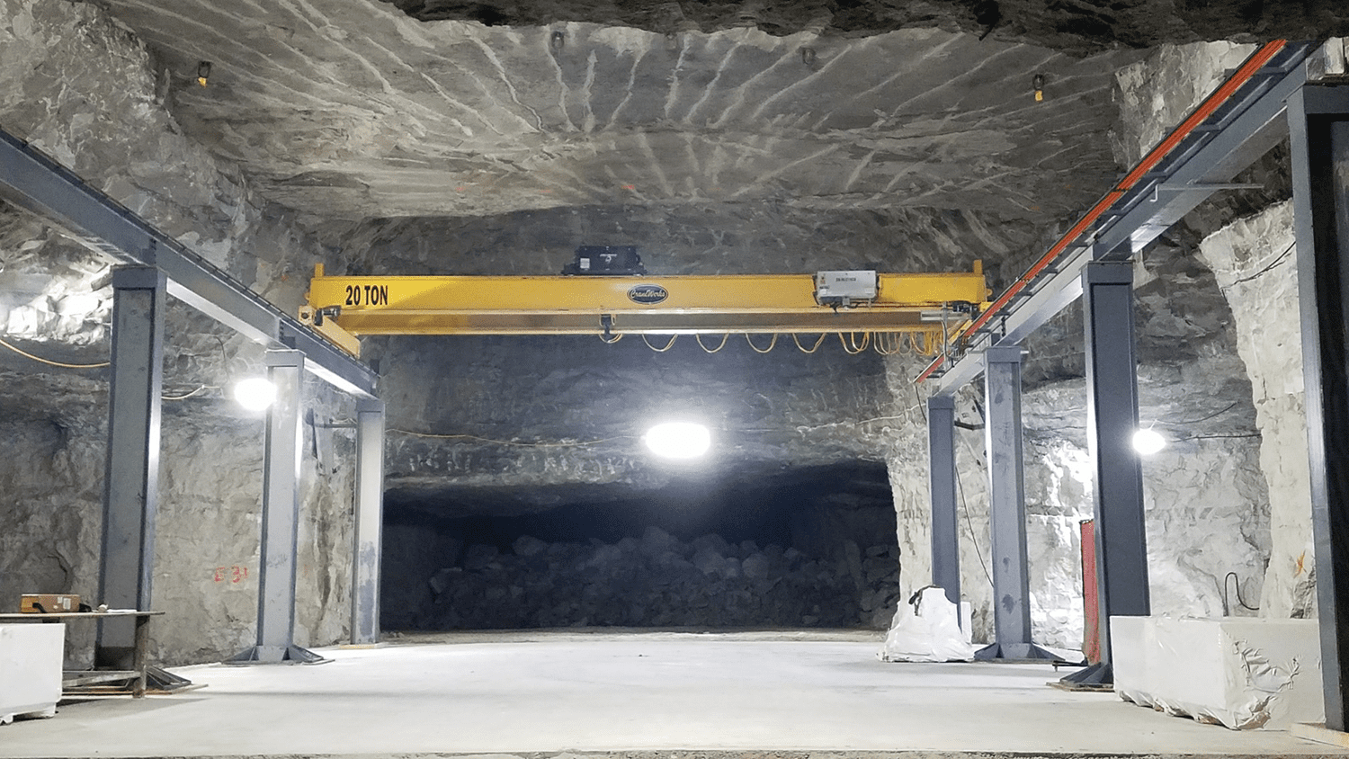 Mine Shaft Installs a CraneWerks Bridge Crane | CraneWerks